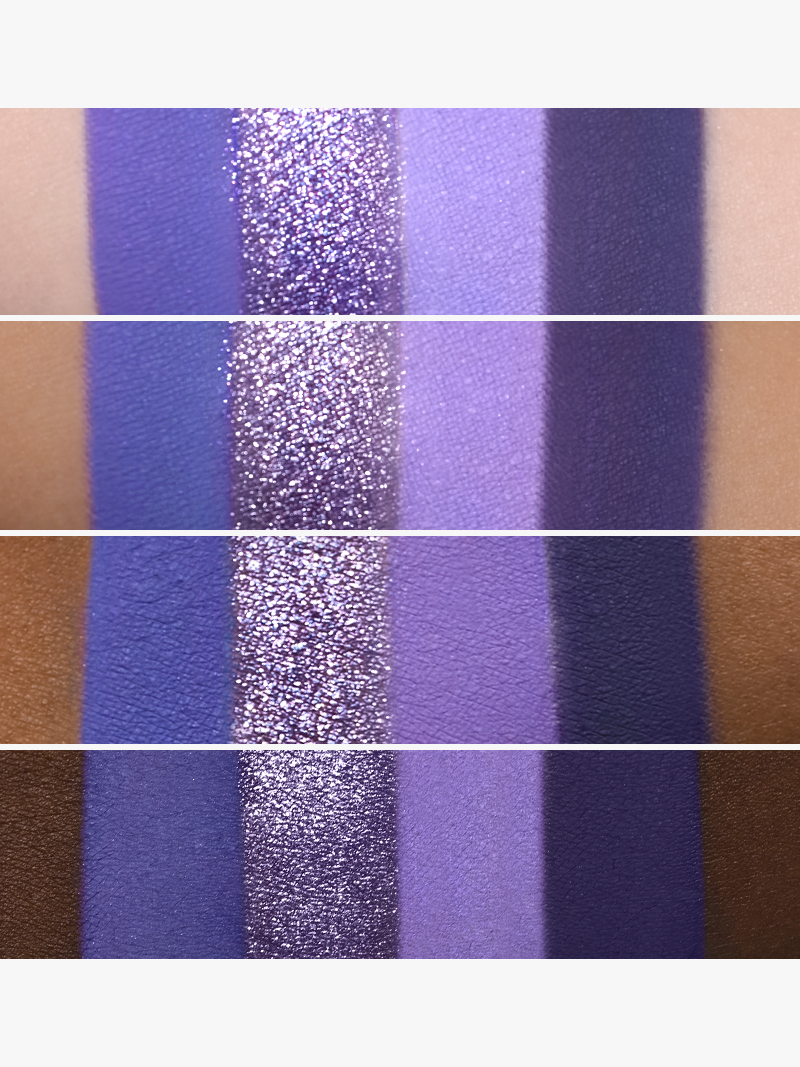 Kaleidos Quad Palette in Glowing Iris - Kaleidos Makeup