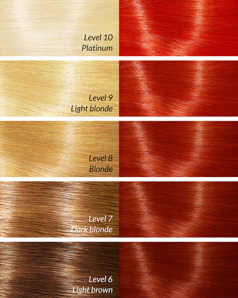 Semi-Perm Hair Color in Sun Never Sets – Kaleidos Makeup