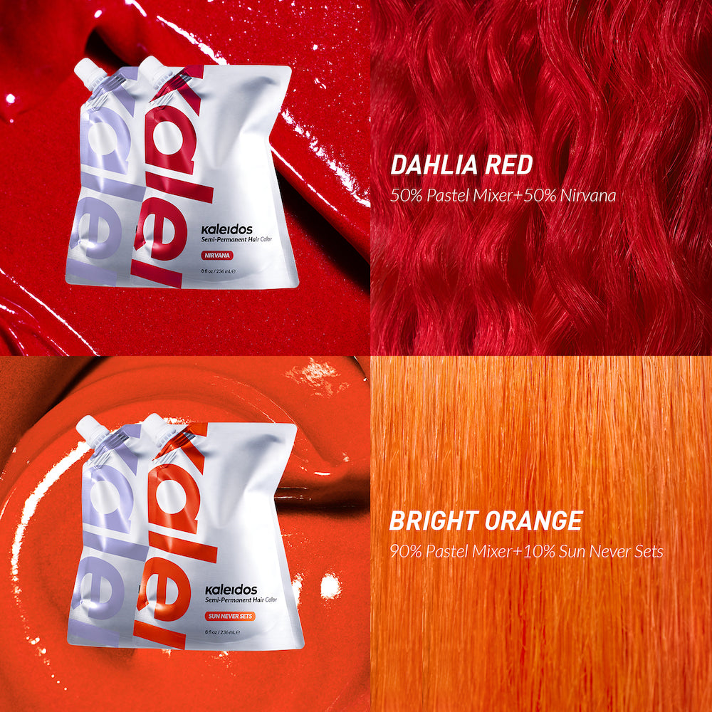 Semi-Perm Hair Color in Nirvana – Kaleidos Makeup