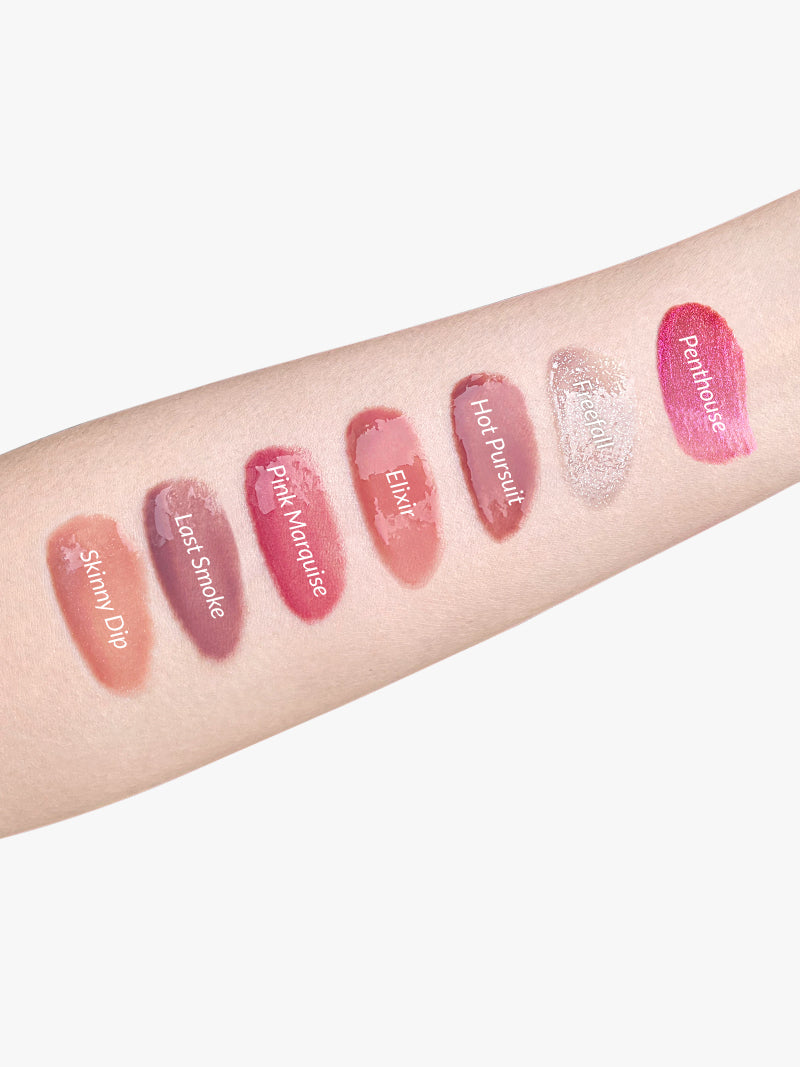 Untamed Glow Glossy Lip Glaze in Skinny Dip - Kaleidos Makeup